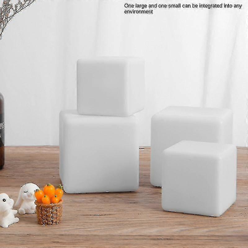 Led Cube Chair Light, Cordless Led Square Cube Chair, Rgb Color ...