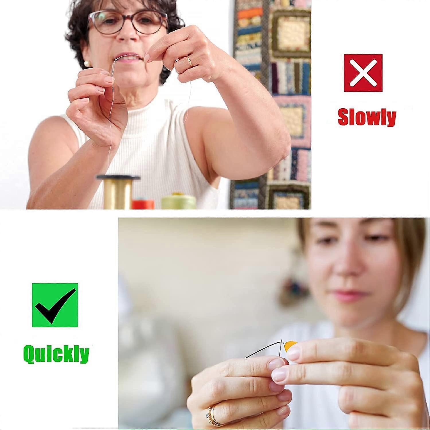 25 Pcs Needle Threader for Hand Sewing for Needles Small Eye Needle ...