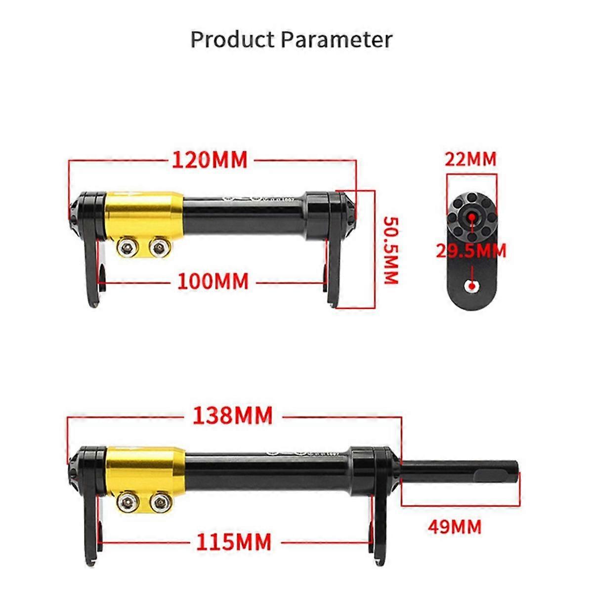 Folding Bike Easy Wheels Extension Bar Aluminum Alloy Easy Wheel ...