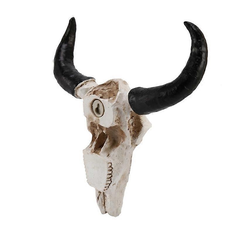 Resin Longhorn Cow Skull Wall Hanging Decor 3D Animal Wildlife ...