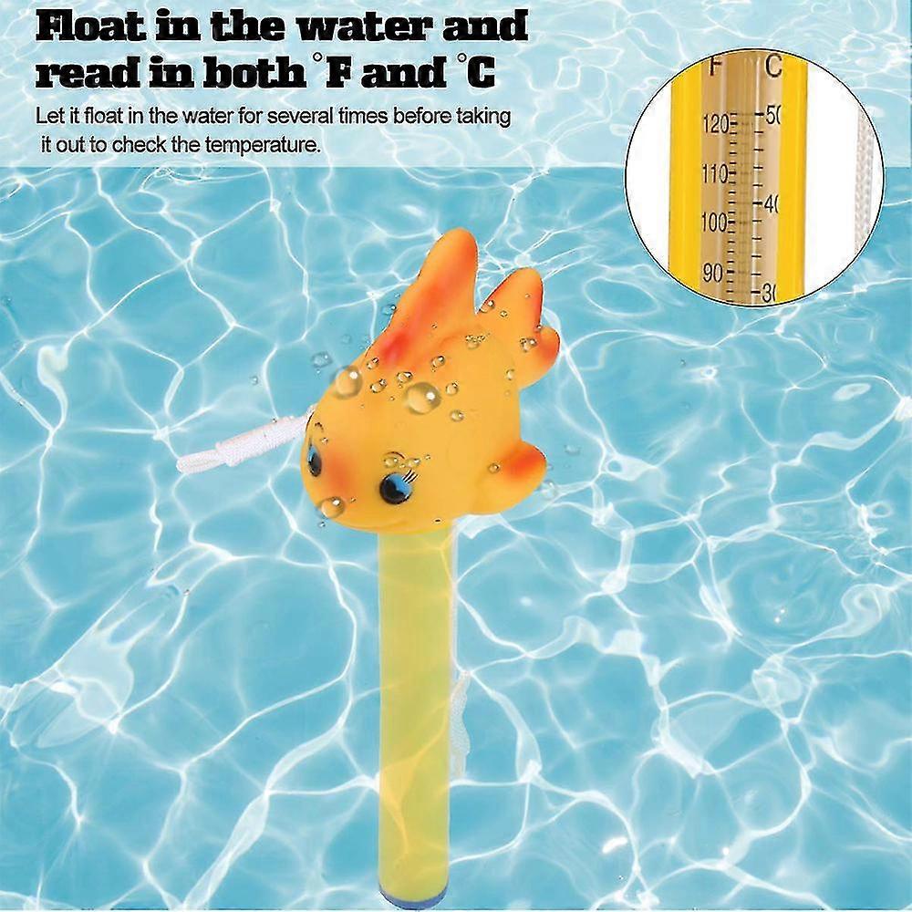 Floating Pool Thermometer, Swimming Pool Thermometer With String ...