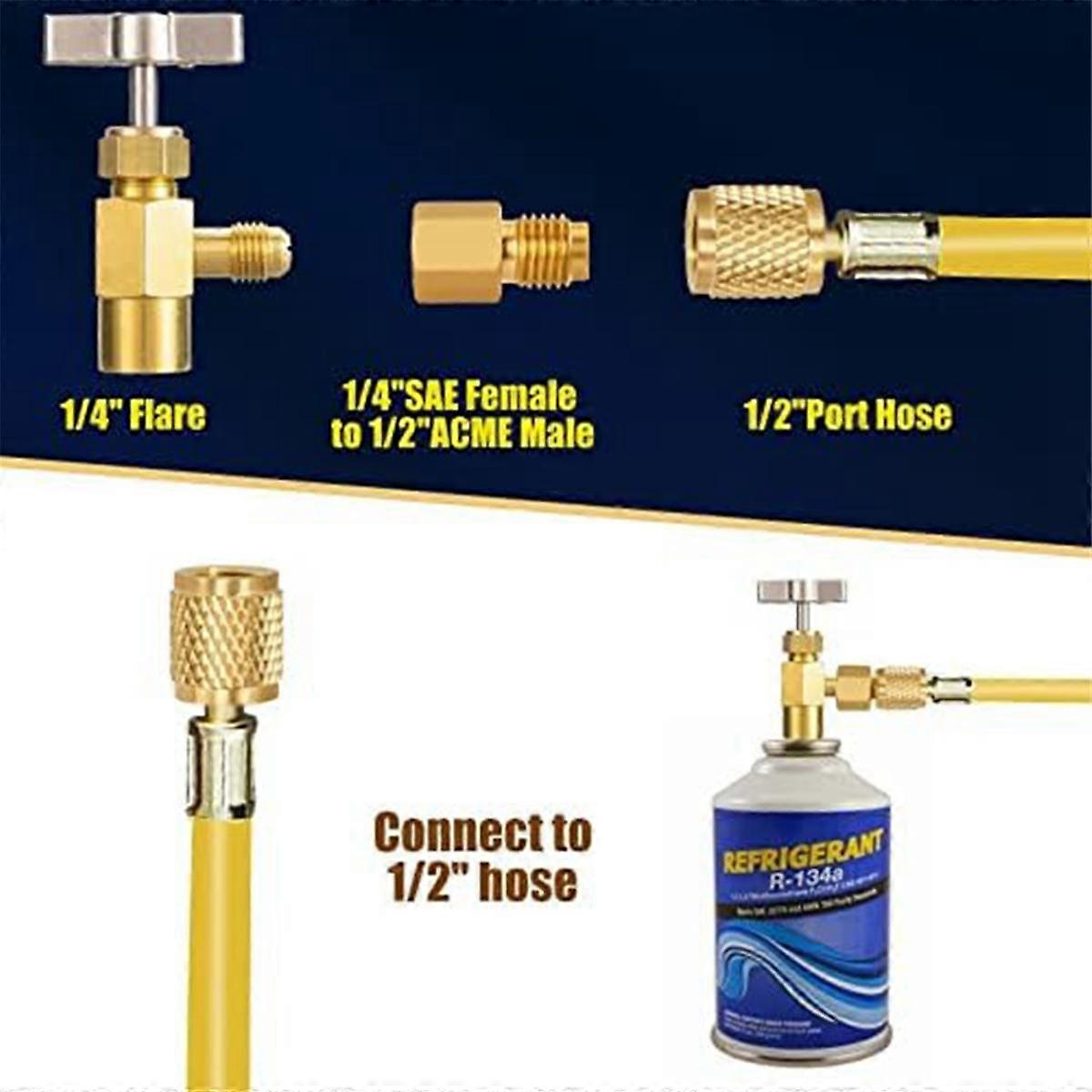 Air Conditioning Angle Ball Valve for R410A R134AR12 R22 AC HVAC for ...