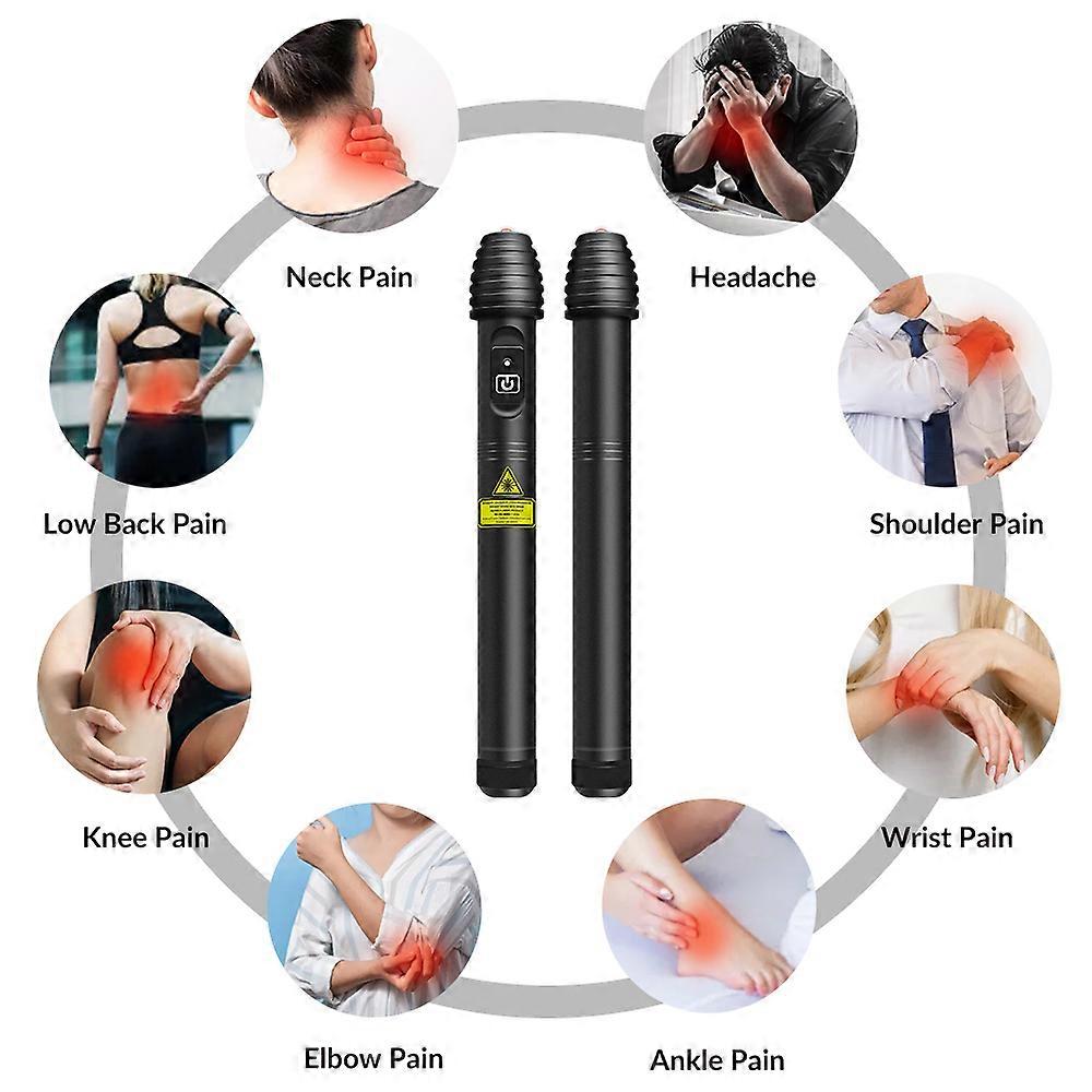808nm Deep Tissue Laser Therapy Massage Stick for Leg Knee Arm Shoulder ...