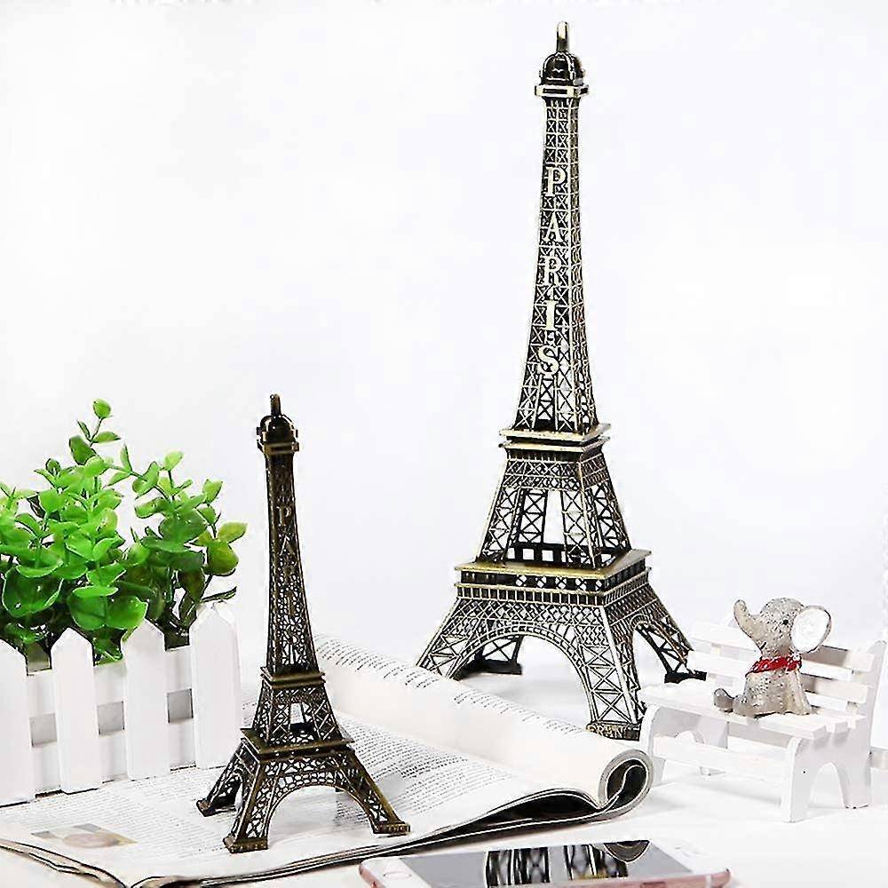 Eiffel Tower Retro European Paris Wrought Iron Metal Model Desk ...