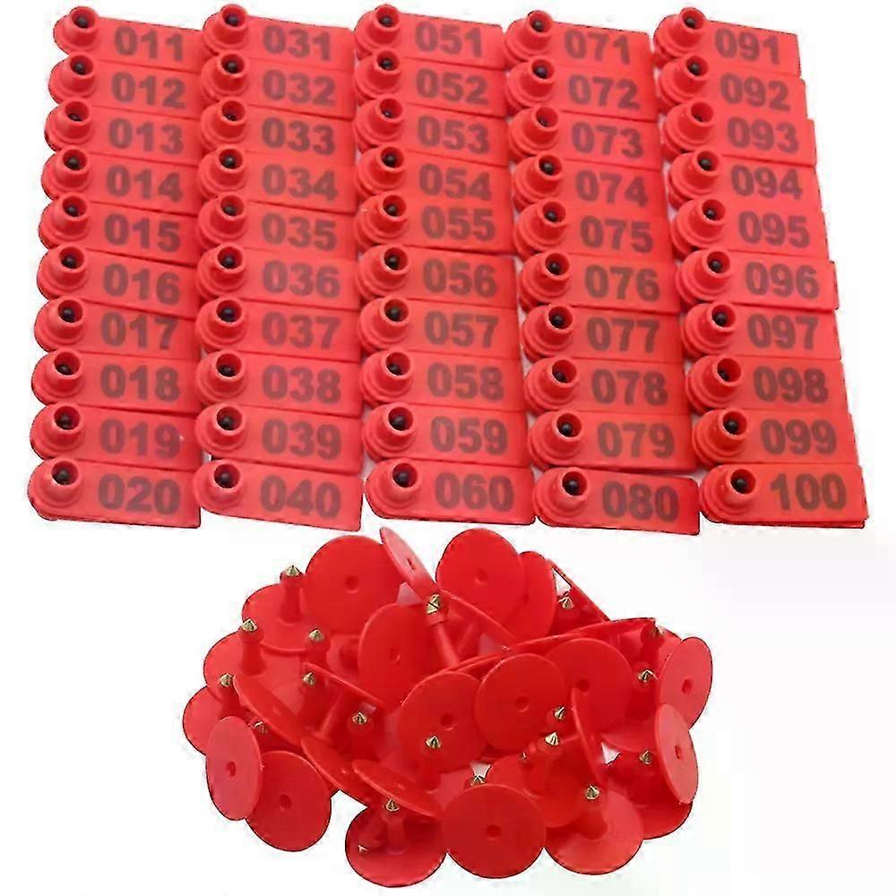 Gaibos No. 1-500 Sheep Ear Tag Livestock Cattle Ear Tag Signs Laser ...