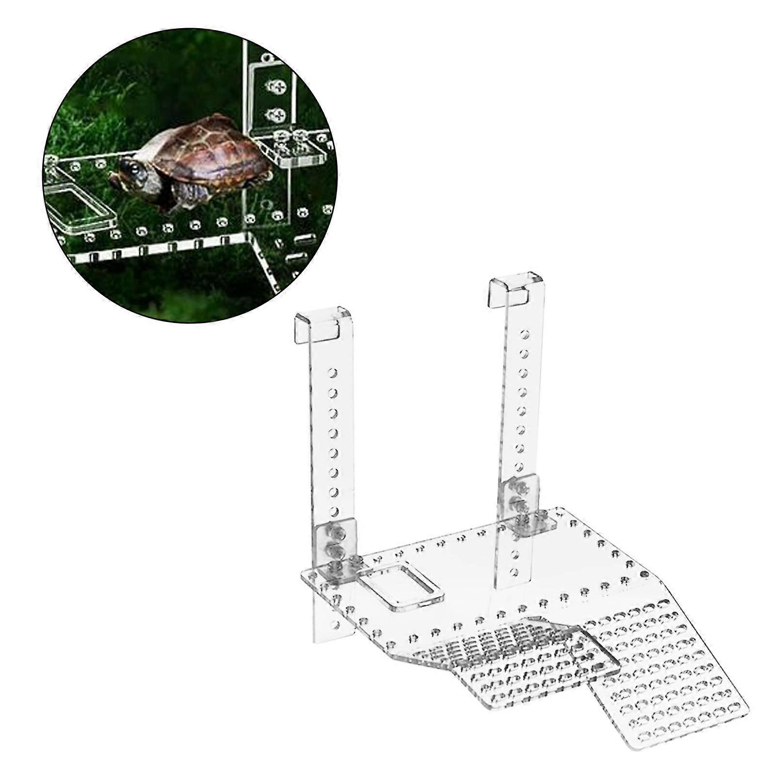 Hanging Turtle Basking Platform Reptile Tank Ladder Turtle Tank Dock ...