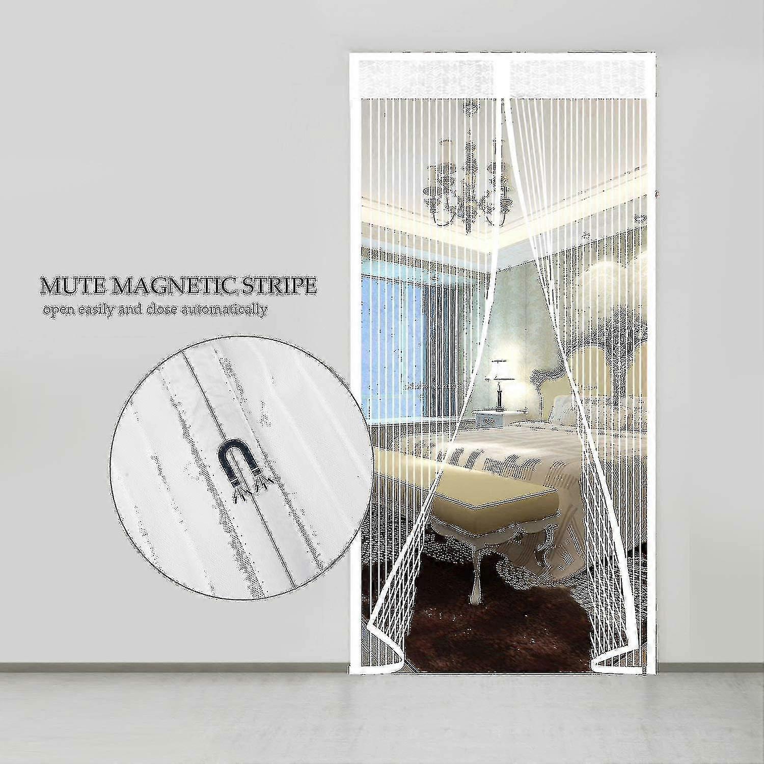 Magnetic Self-Closing Insect Screen for Doors - Mosquito Net Balcony ...