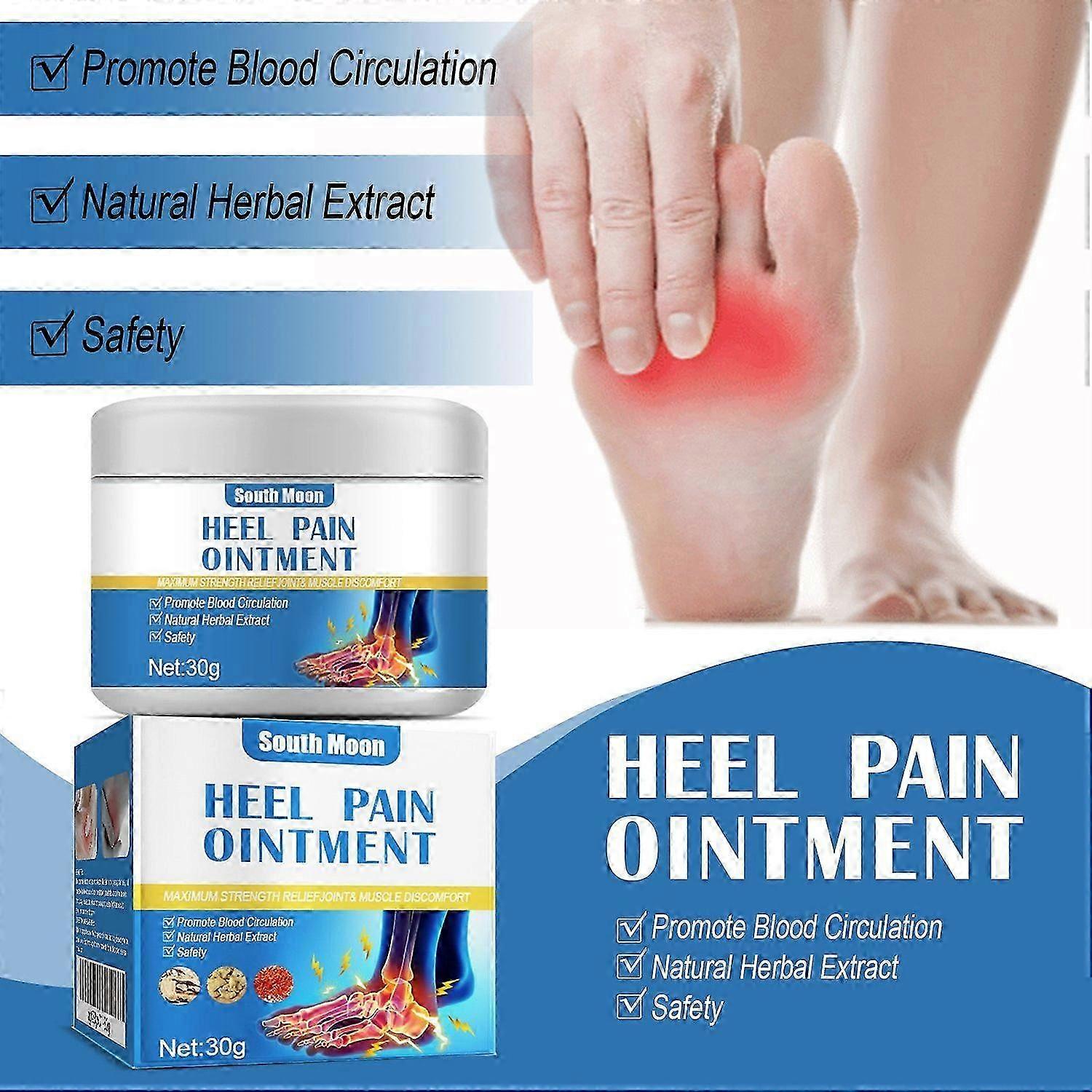 3 pieces Heel Pain Paste Heel Spurs Pain Relief Frost Rigid Arch Strain ...