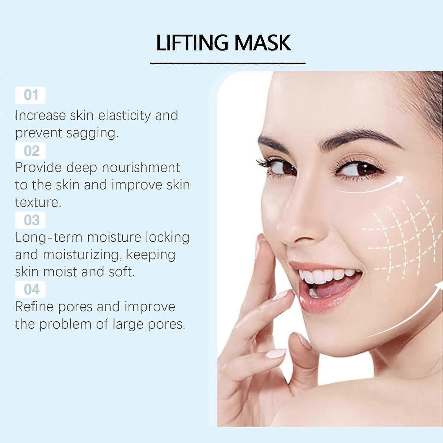 Double Chin Lifting Mask, Chin Mask Double Chin Reusable, Lift Chin ...
