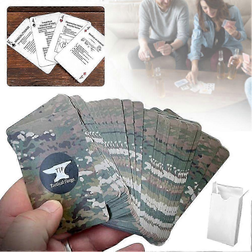 Tactical Knowledge Playing Cards - 52 Cards Deck, Military Strategy ...