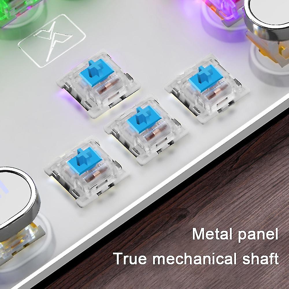 Gaming Keyboard Wired Floating Keyboard Ergonomic Waterproof Mechanical ...