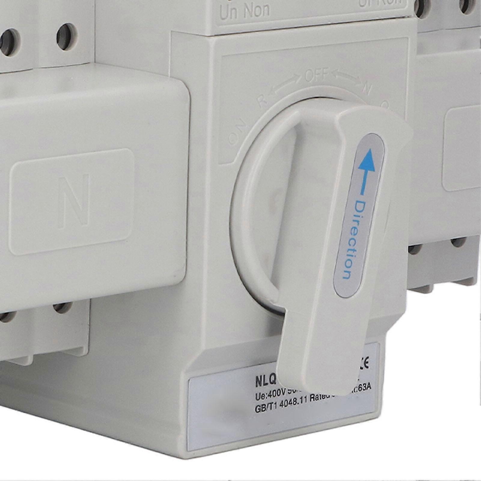 4P Mini Dual Power Automatic Transfer Switch ATS CB Grade Small ...