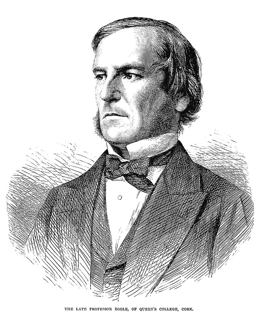 George Boole (1815-1864). /Nenglish Mathematician And Logician. Line ...