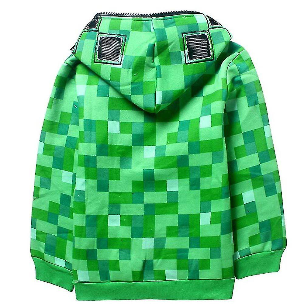 Minecraft Kids Boy Girl Unisex Zip Hoodie Hooded Sweatshirt Casual ...