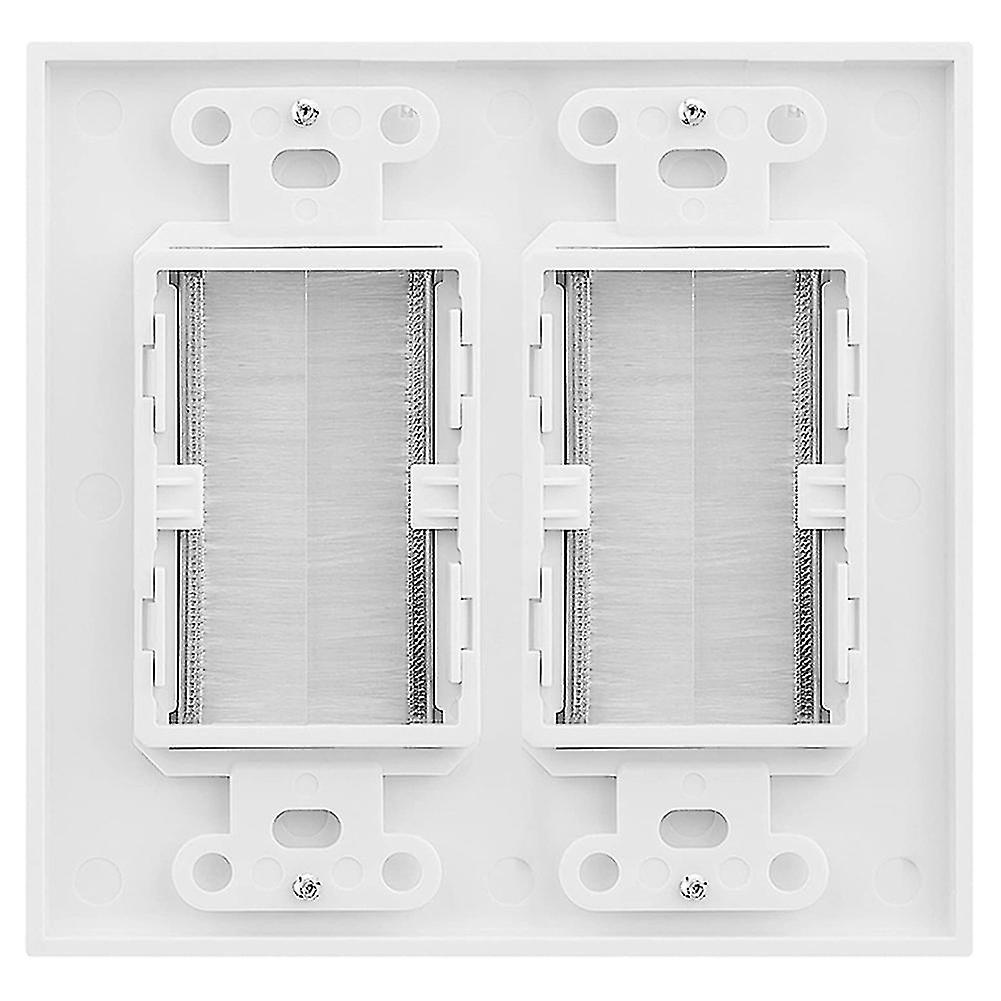 Wall Plate Cable Pass Through Brand New Single Gang Cable Pass Through