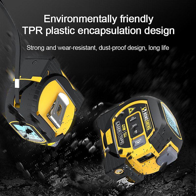 3-In-1 Laser Rangefinder 5m Tape Ruler Infrared Smart Electronic Ruler ...