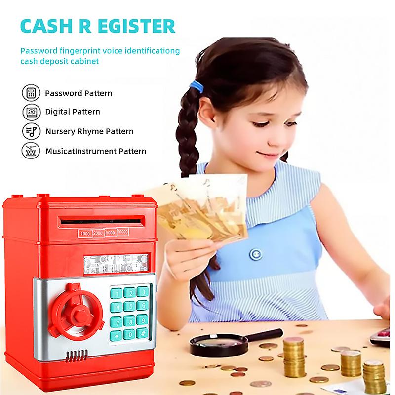 Electronic Piggy Bank Atm Password Money Box Cash Coins Saving Box Atm ...