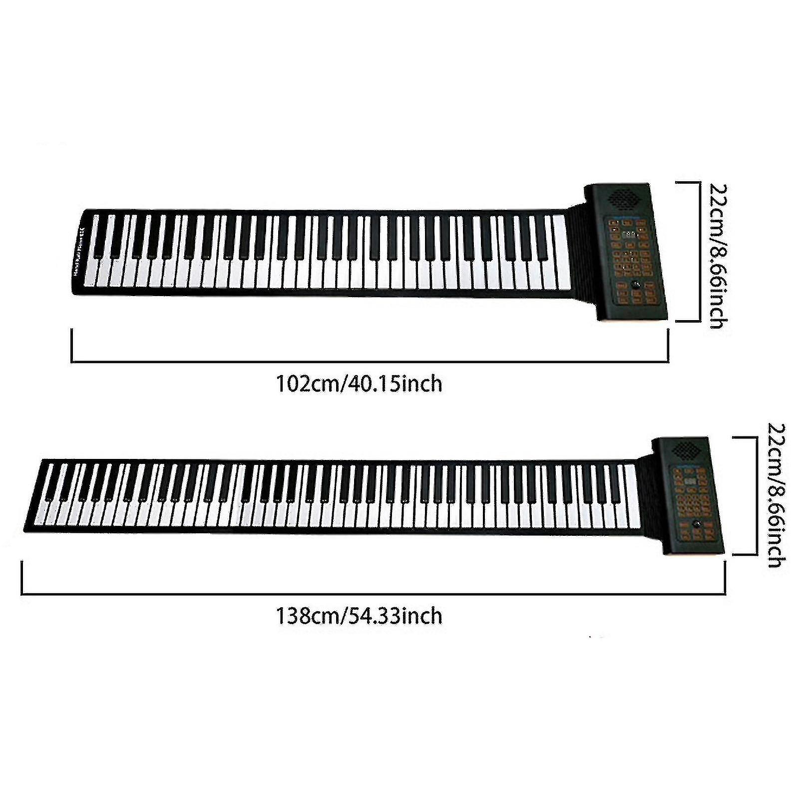 Roll-up Piano 61 /88 Keys,portable Arranger Keyboards,waterproof ...