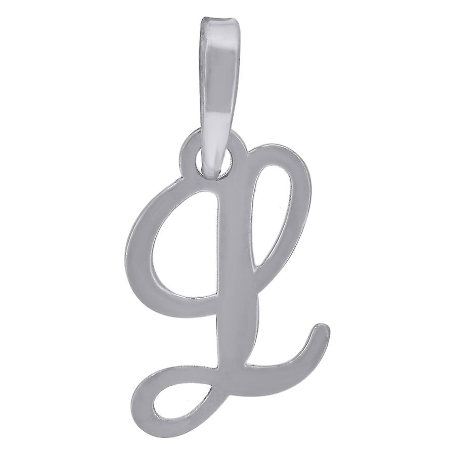 925 Sterling Silver Unisex Cursive Letter Name Personalized Monogram ...