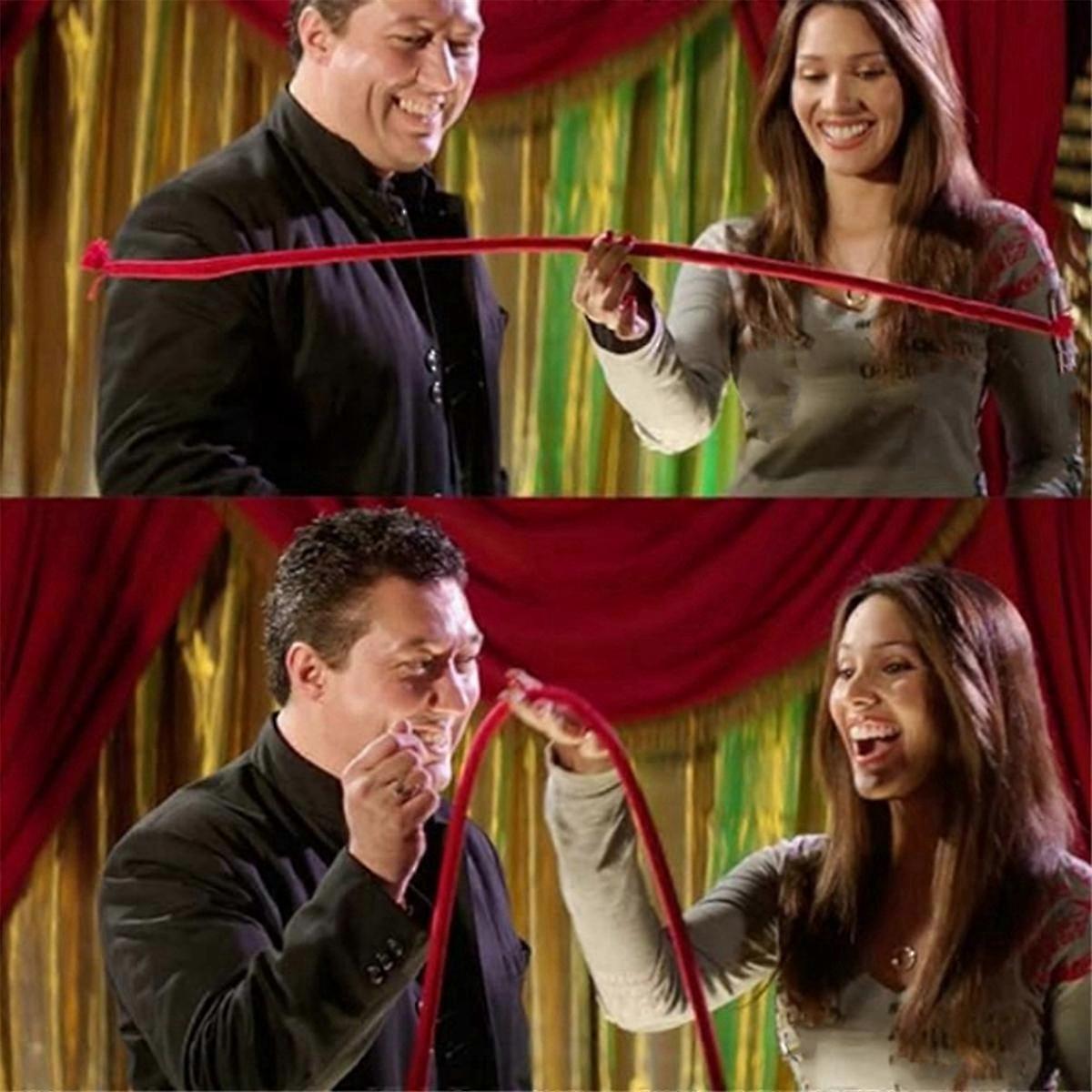 2pcs Magic Trick Rope Magic Tricks Stiff Rope Comedy Stage Magic Soft ...
