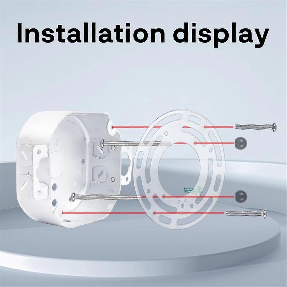 2 Pack Light Fixture Mounting Brackets, Ceiling Light Mounting Plate ...