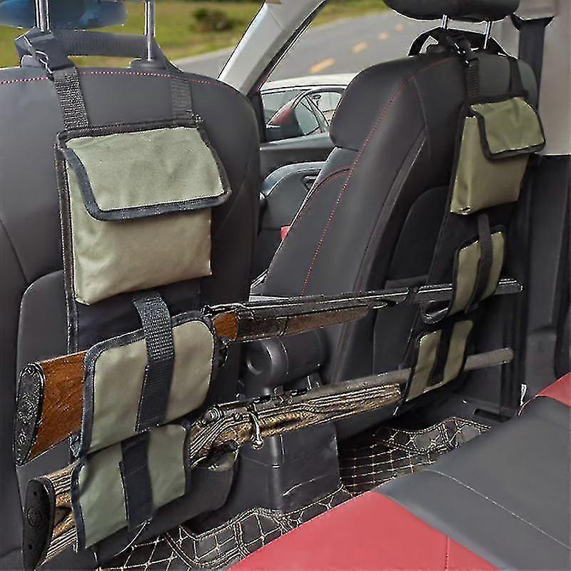 1 pair of outdoor hunting seat back gun racks, Camo rear gun sling bags ...