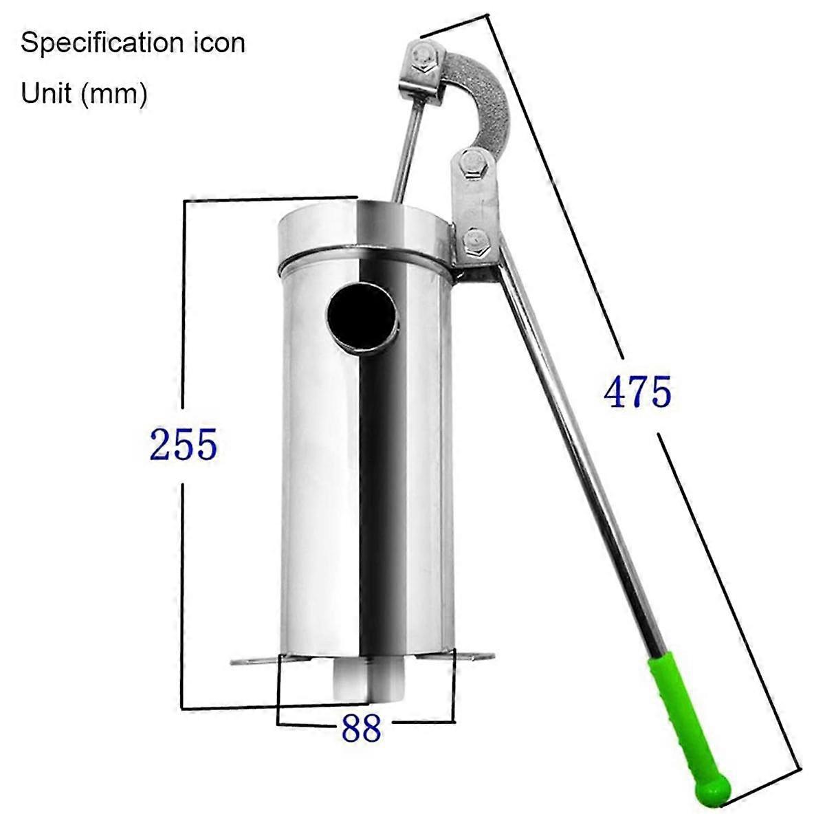Handheld Pump Garden Pump Hand Pump Press Suction Cast Fountain 32 mm ...