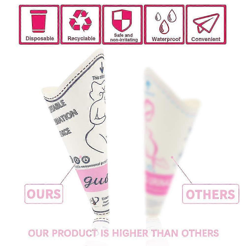 Female Urinal Funnel, 50pack Disposable Female Urination Device ...