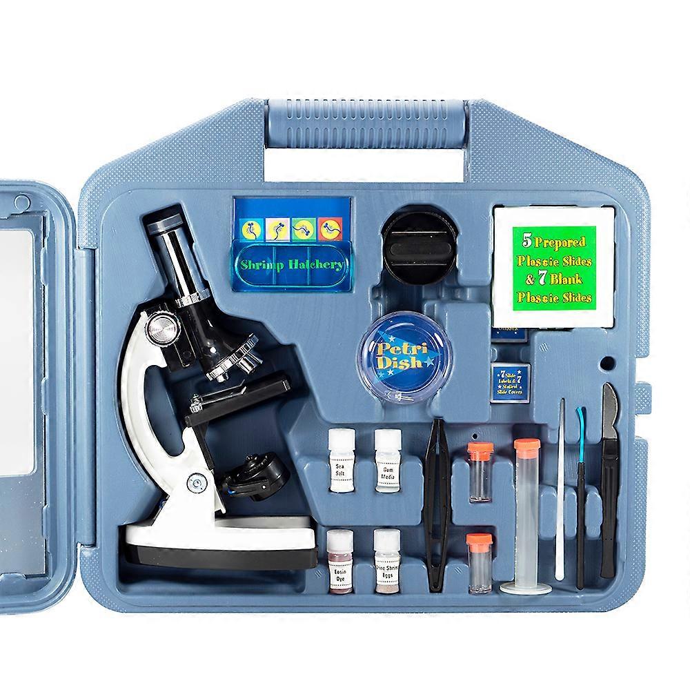 Microscope Set with Accessories Kit 100X-1200X Children Kids Students ...