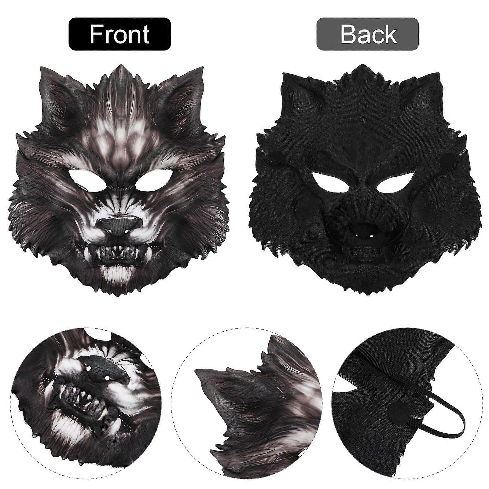 Kids Outfits Halloween Masks Scary Halloween Wolf Masks Werewolf Wolf ...