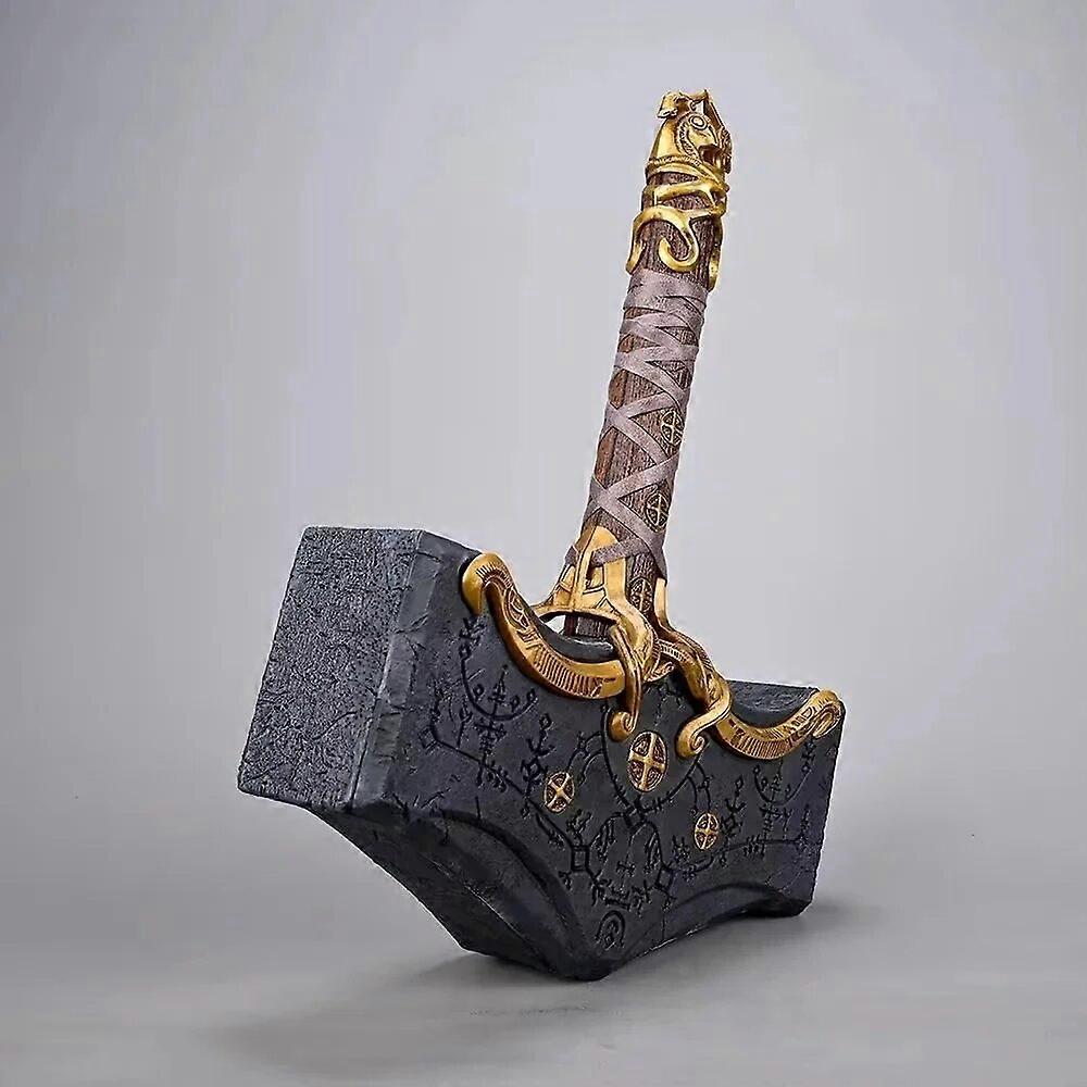 35cm God of War: Ragnarok Anime Figure Thor Hammer PVC Action Figure ...