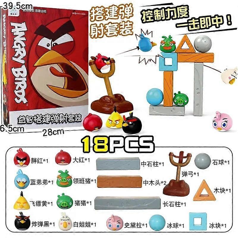 Angry Bird Building Blocks Toys Red Blues Chuck Matilda Minion Pigs ...