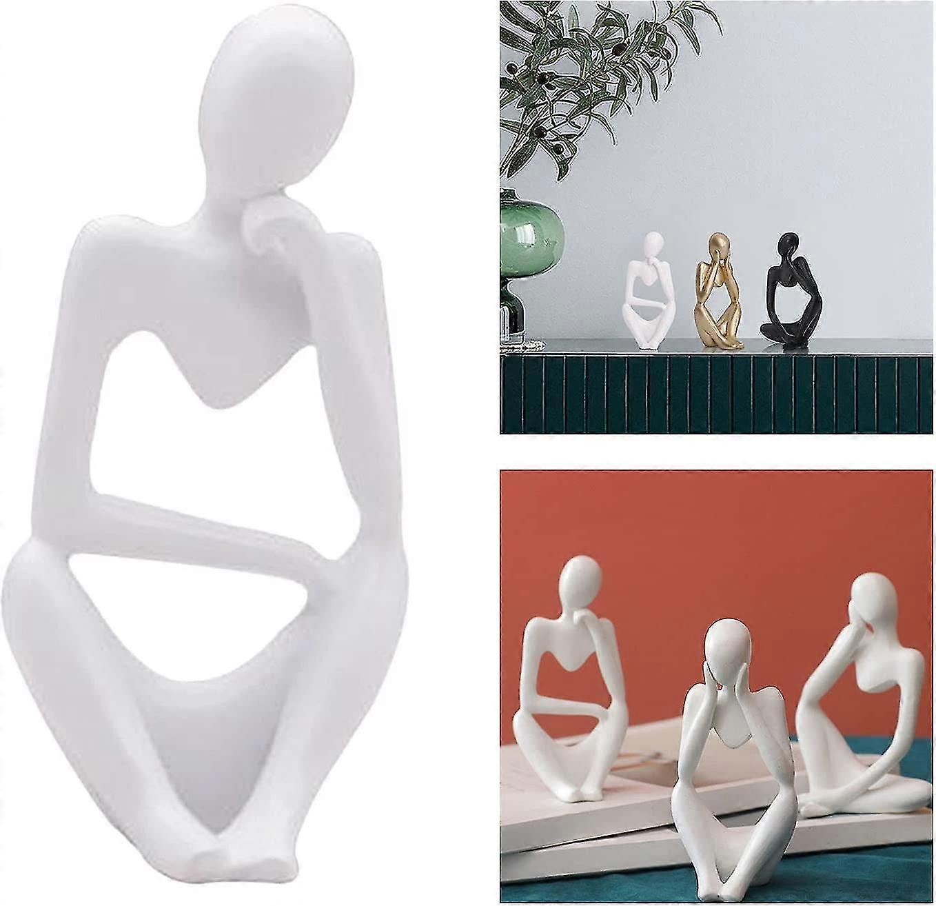 The Thinker Statue,resin Thinker Abstract Sculpture Statue Modern ...