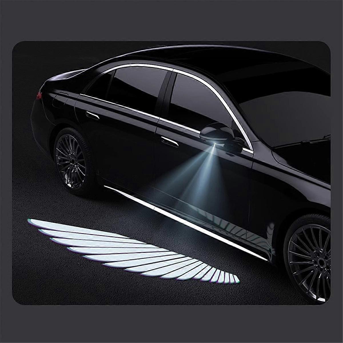 Car LED Decorative Lights Welcome Lights Angel Wing Ambient Lights Wing ...