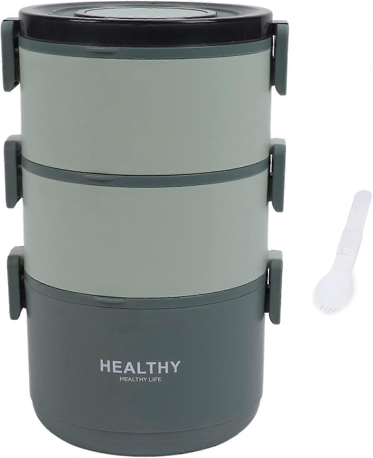 Lunch Box, Three-Layer Design, Proof, Easy Cleaning, Thermal Lunch Box ...