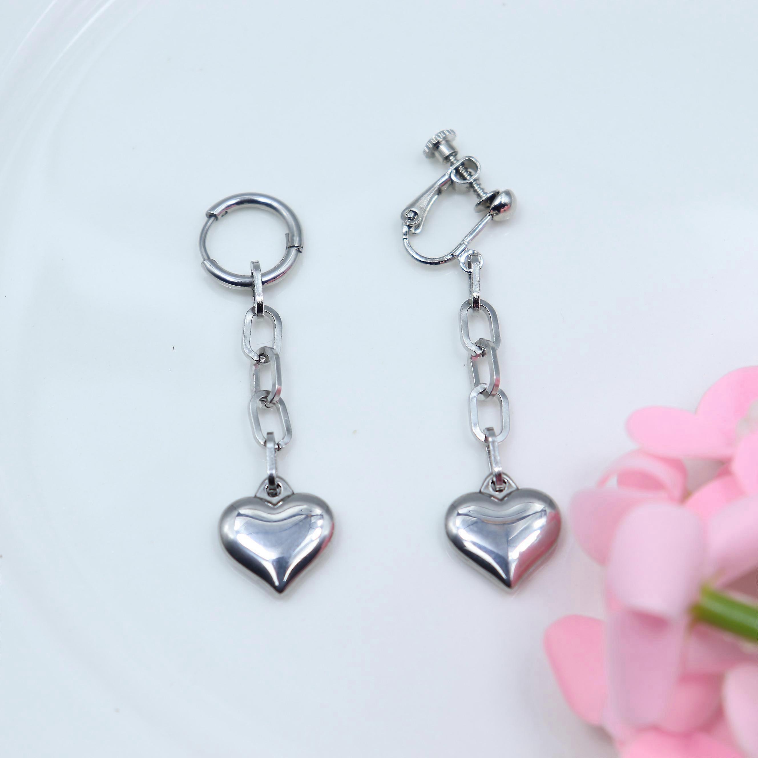 Death Note Ryuuku Drop Earrings Men Women Heart Earring Circle Ear ...