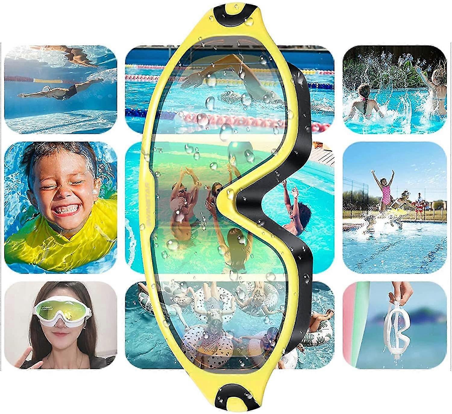 Adult Swimming Goggles with UV Protection and Anti Fog Lens ...