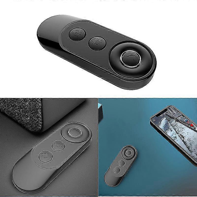 Wireless Bluetooth Shutter Remote Control Smart Phones Photos Selfies ...