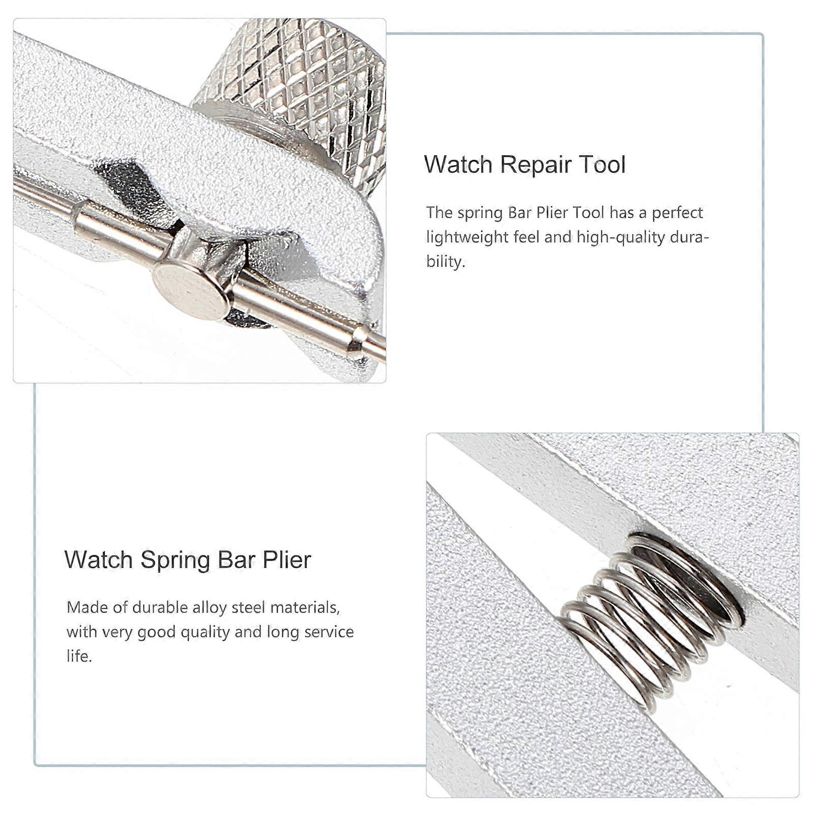 1 Set Watch Repair Tool Kit Spring Bar Tool V Type Watch Plier Remover ...