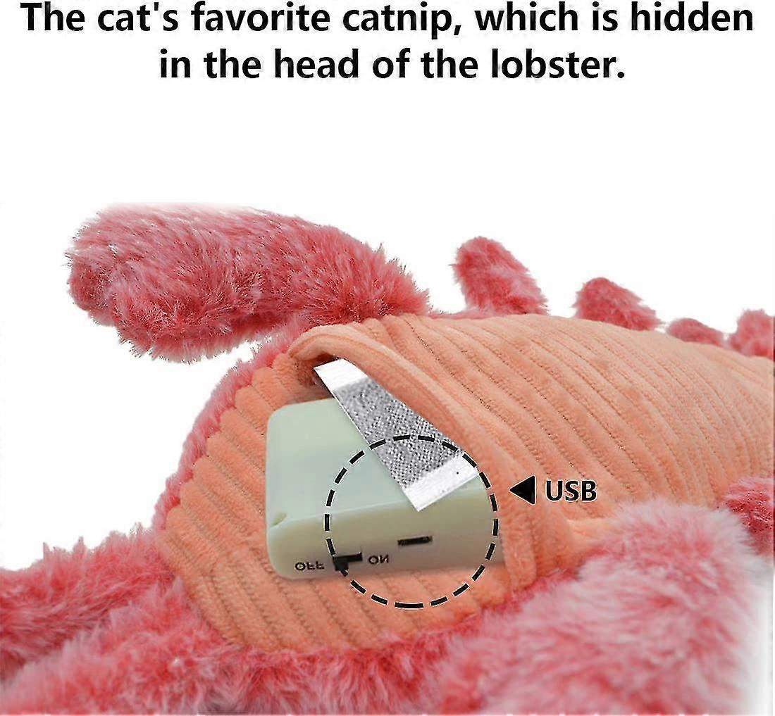 Electric Cat Toy - Interactive Lobster Cat Toy With Motion Sensor And ...