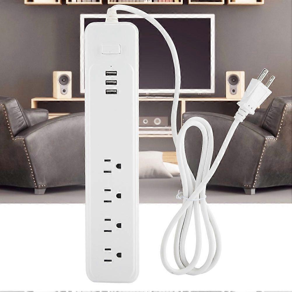 Smart Power Strip Socket Surge Protector Power Bar with 3USB Charging ...