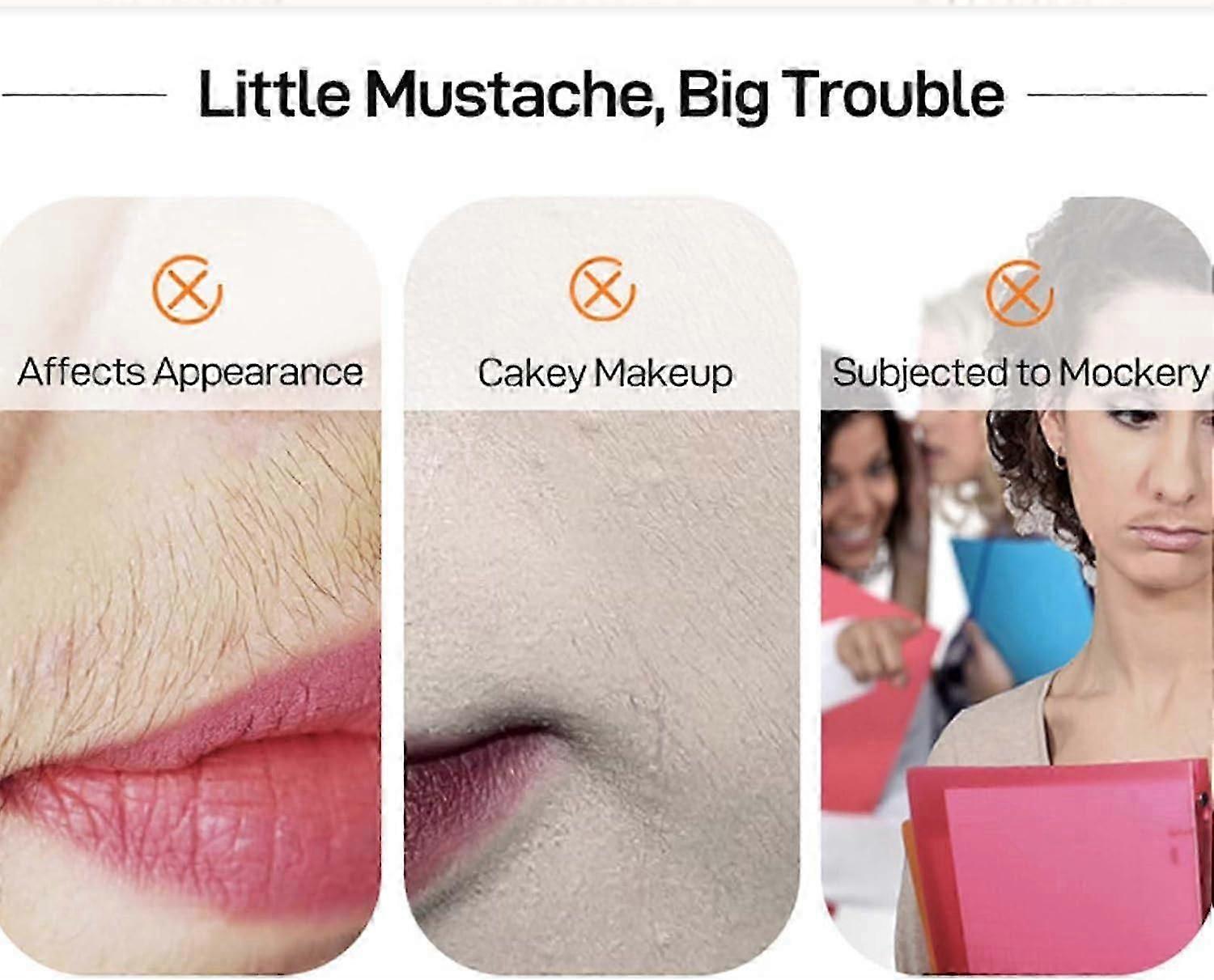 Facial Hair Removal Cream,Upper Lip Hair Removal,Extra Gentle Formula ...