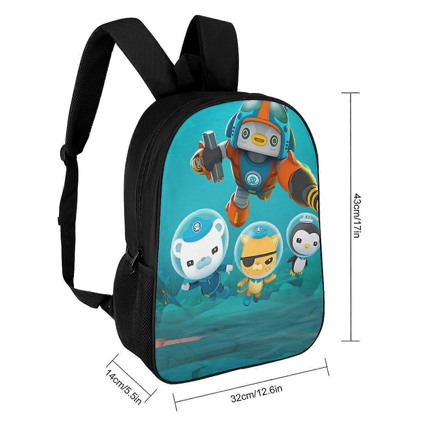 i106 The Octonauts Cartoon Backpack Casual Daypack School Bag Backpack ...