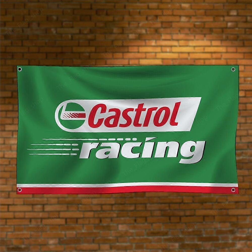 For Castrol Racing Motor Oil 3x5ft Flag Banner Car Garage Man Cave Wall ...