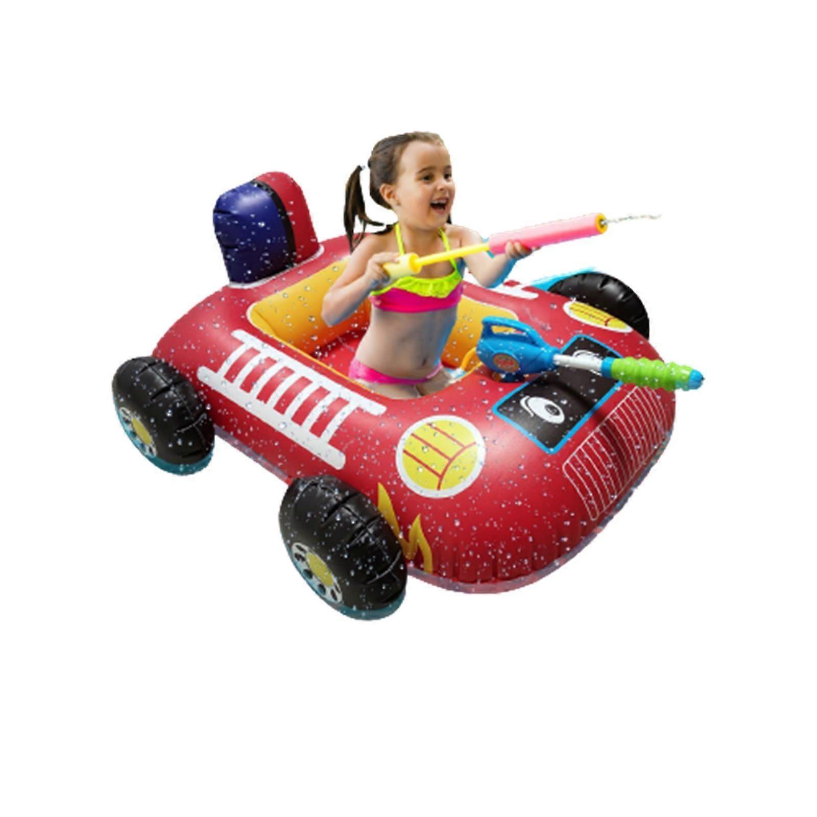 Inflatable Car Pool Toy for Kids, Portable Swimming Ring, Summer Water ...