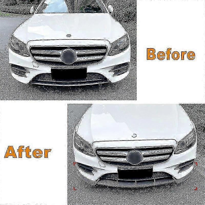 Front Bumper Splitter Lip Diffuser Body Kit Spoiler Decoration Accessories For Mercedes E-class ...