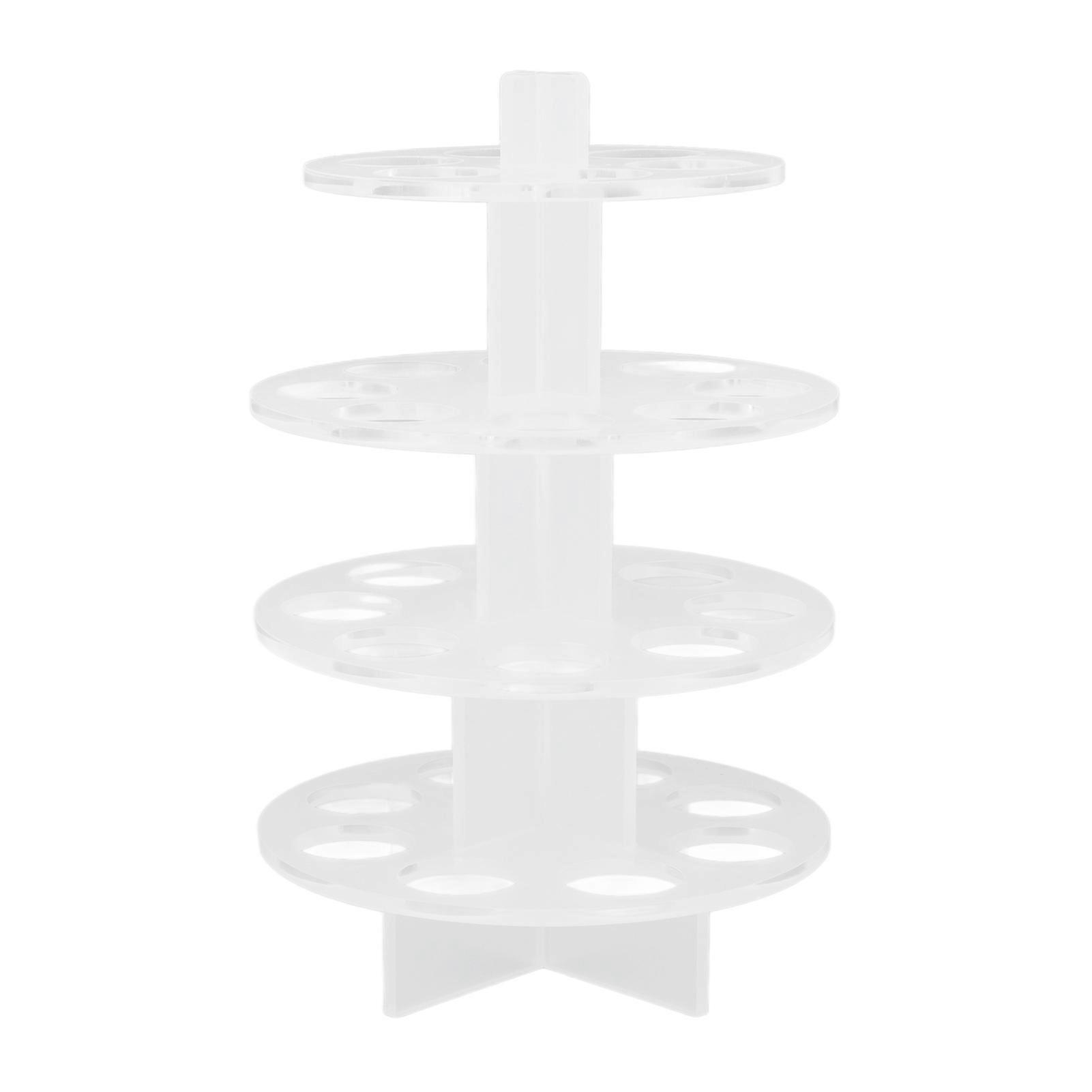 Acrylic Cone Display Stand For Multi-Slot Ice Cream, Clear Acrylic ...