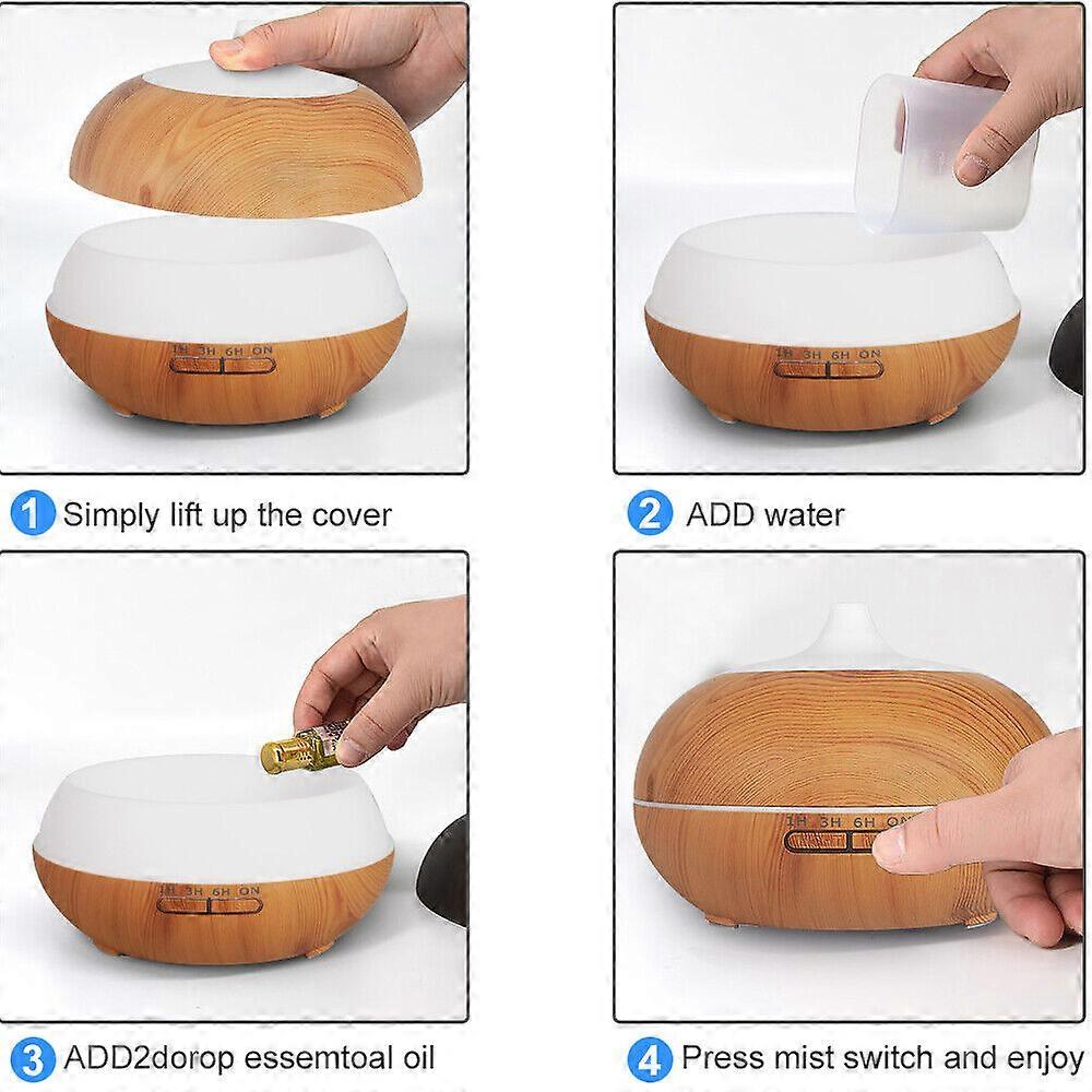 Essence of Serenity: Essential Oil Set, Ultrasonic Diffusers, Auto Shut-Off, Timer Settings For ...