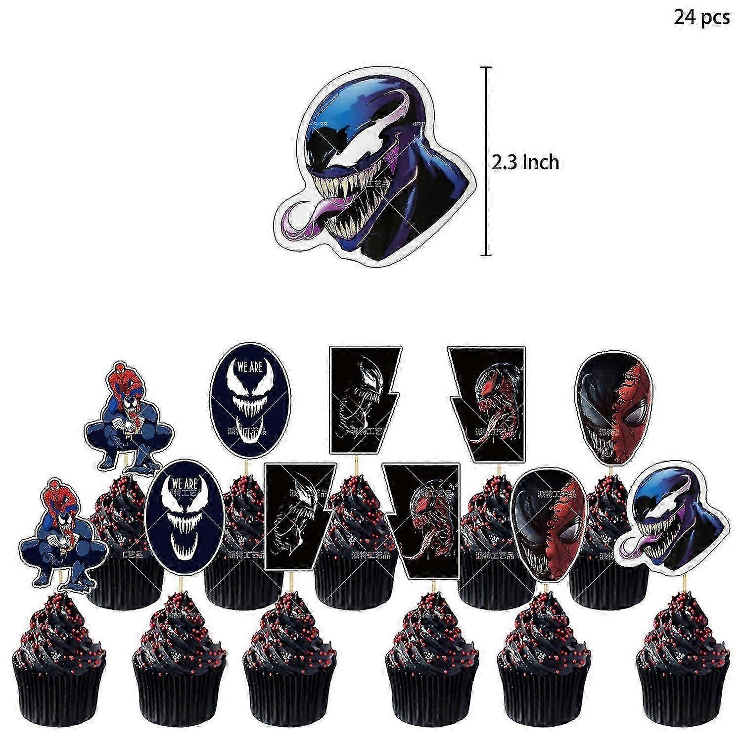 Exquisite Venom Theme Party Decoration Set Boy Superhero Birthday Party ...