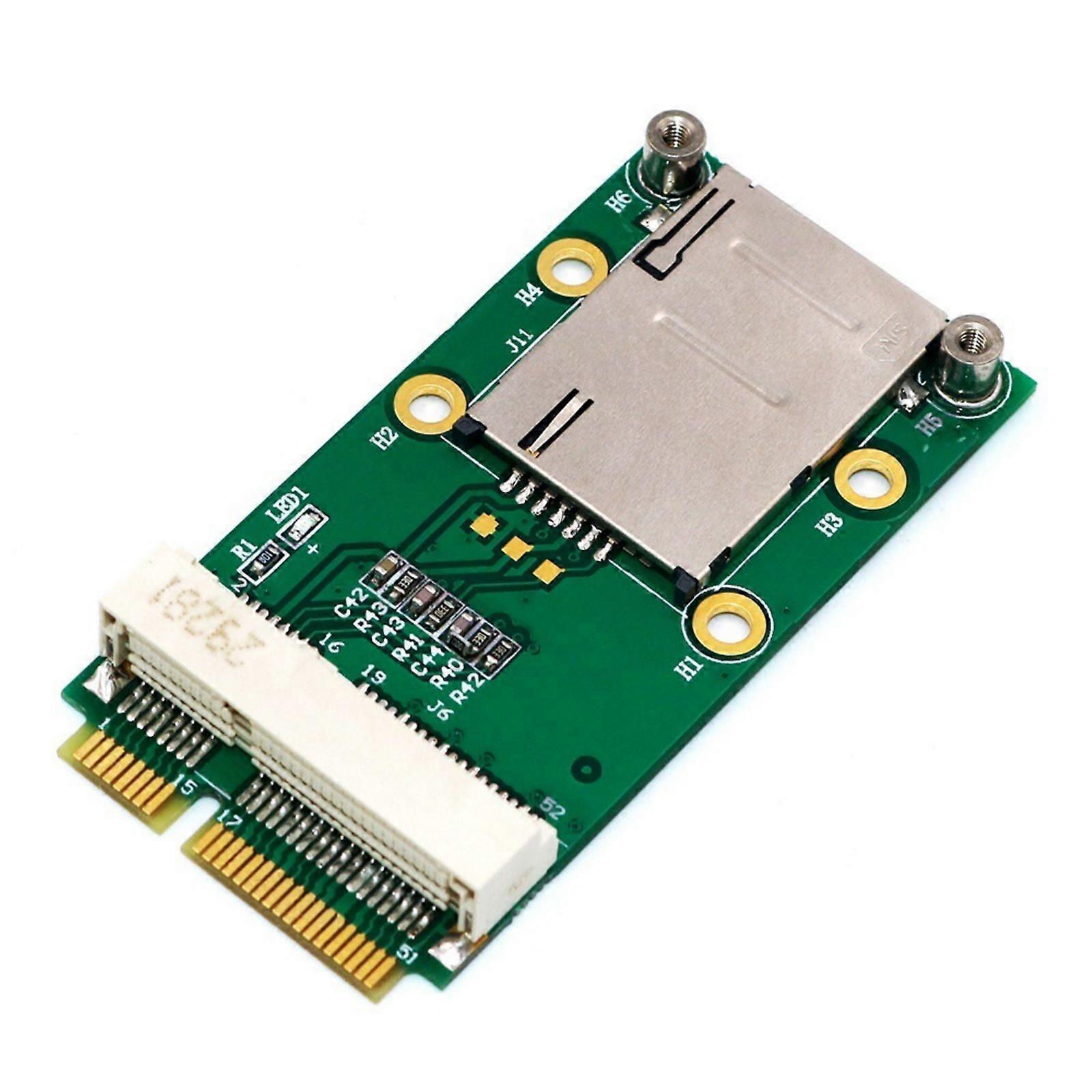 Mini PCIE to Mini PCIE Adapter with Card Slot for 3G/4G Networking ...